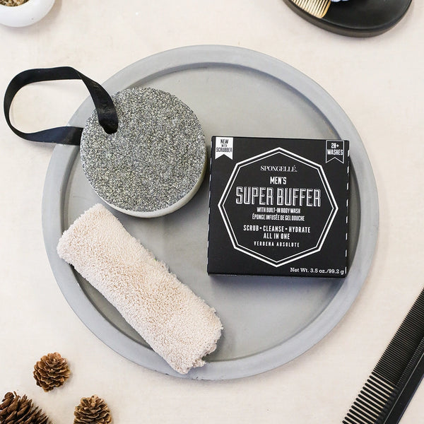 Spongellé - 20+ Men's Super Buffer – Bath Junkie Houston